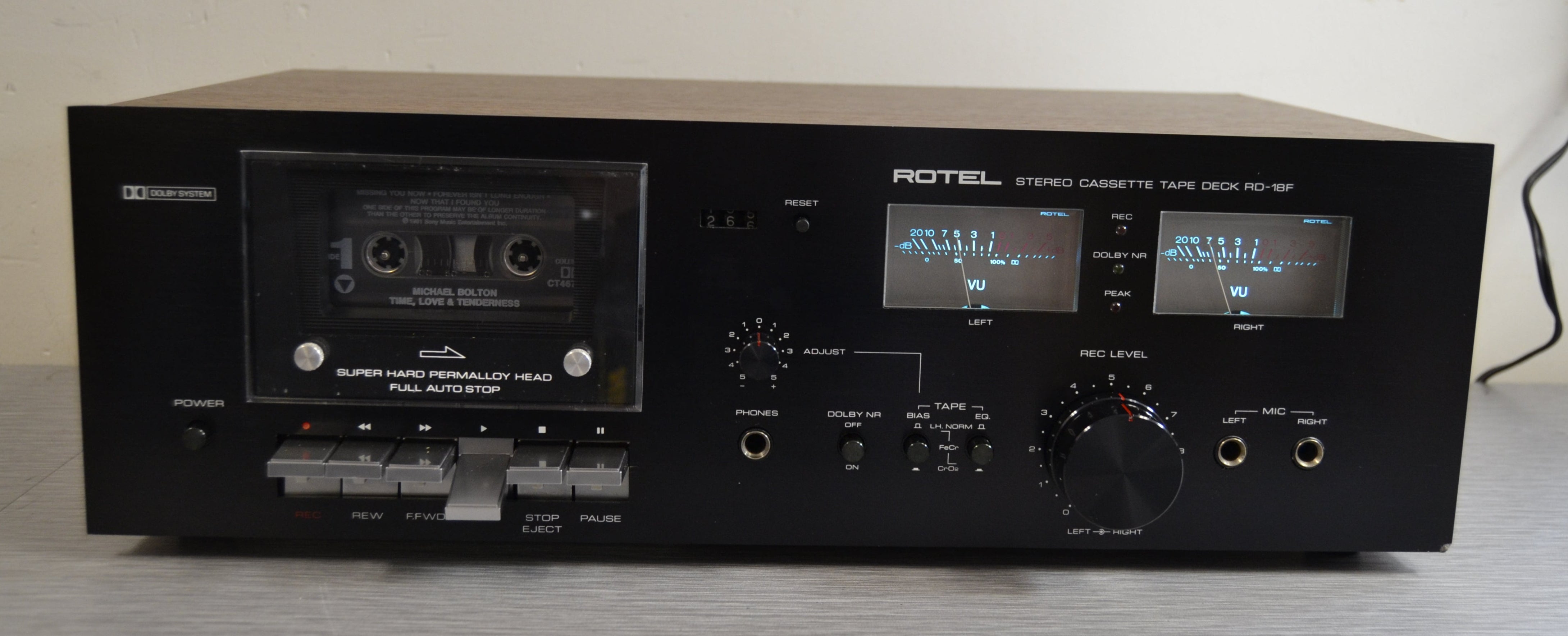Rotel RD-18F Single Cassette Deck - Fully Serviced - New Belts – The Turntable Store