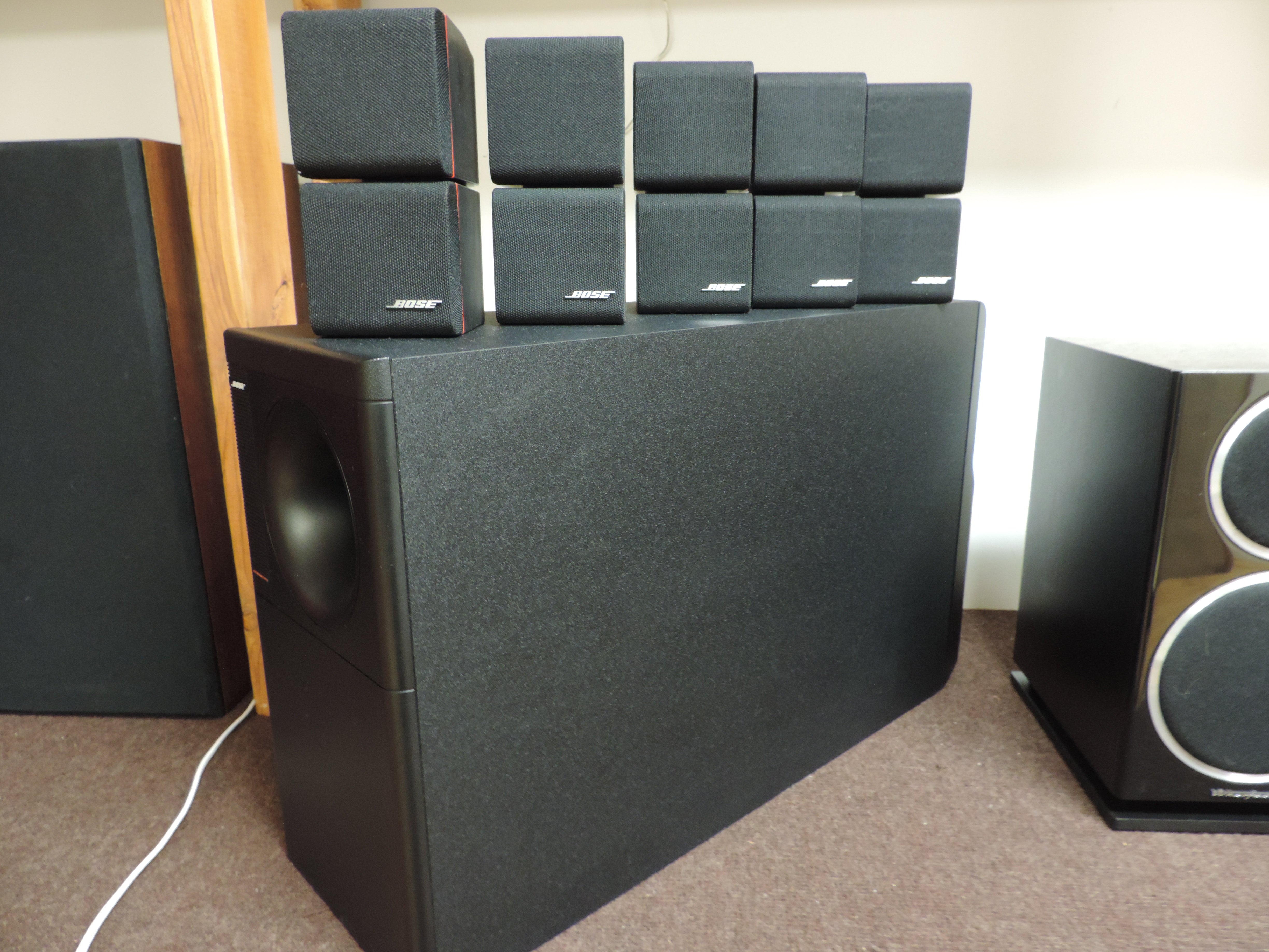 Bose Acoustimass 10 Series II Speakers System * 5 Speakers plus Subwoo – The Turntable Store