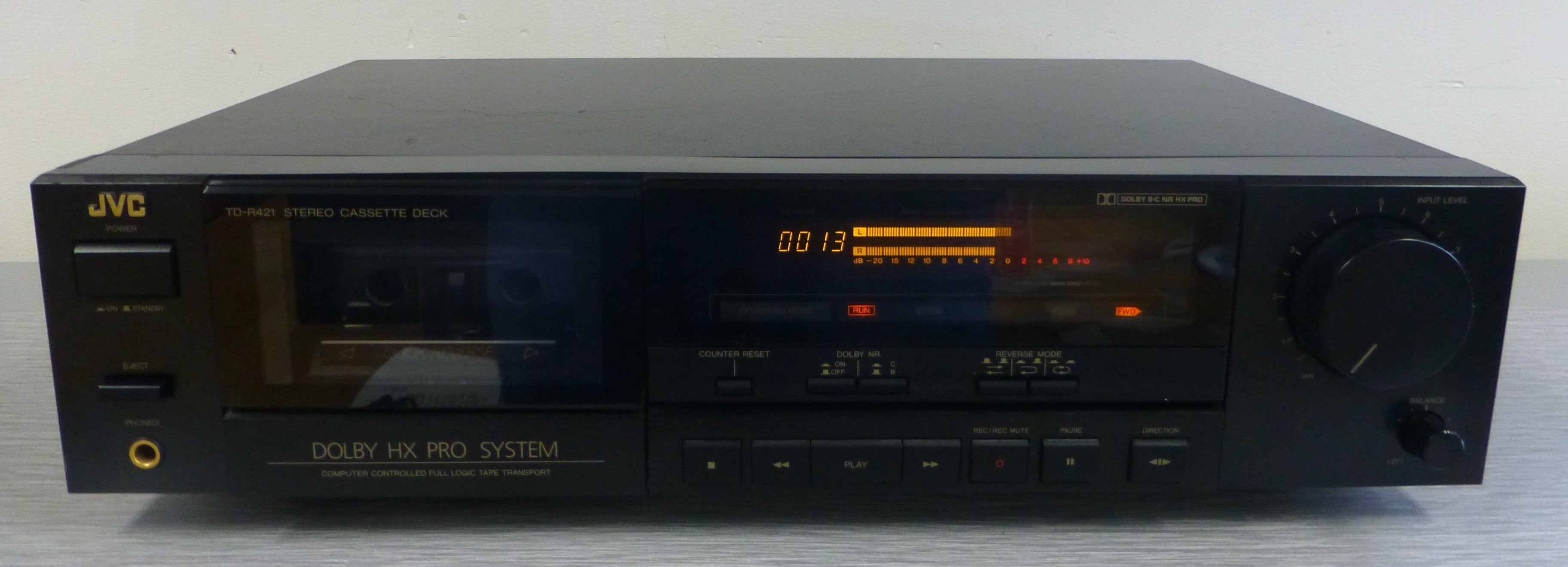 JVC TD-R421 Single Cassette Deck – The Turntable Store