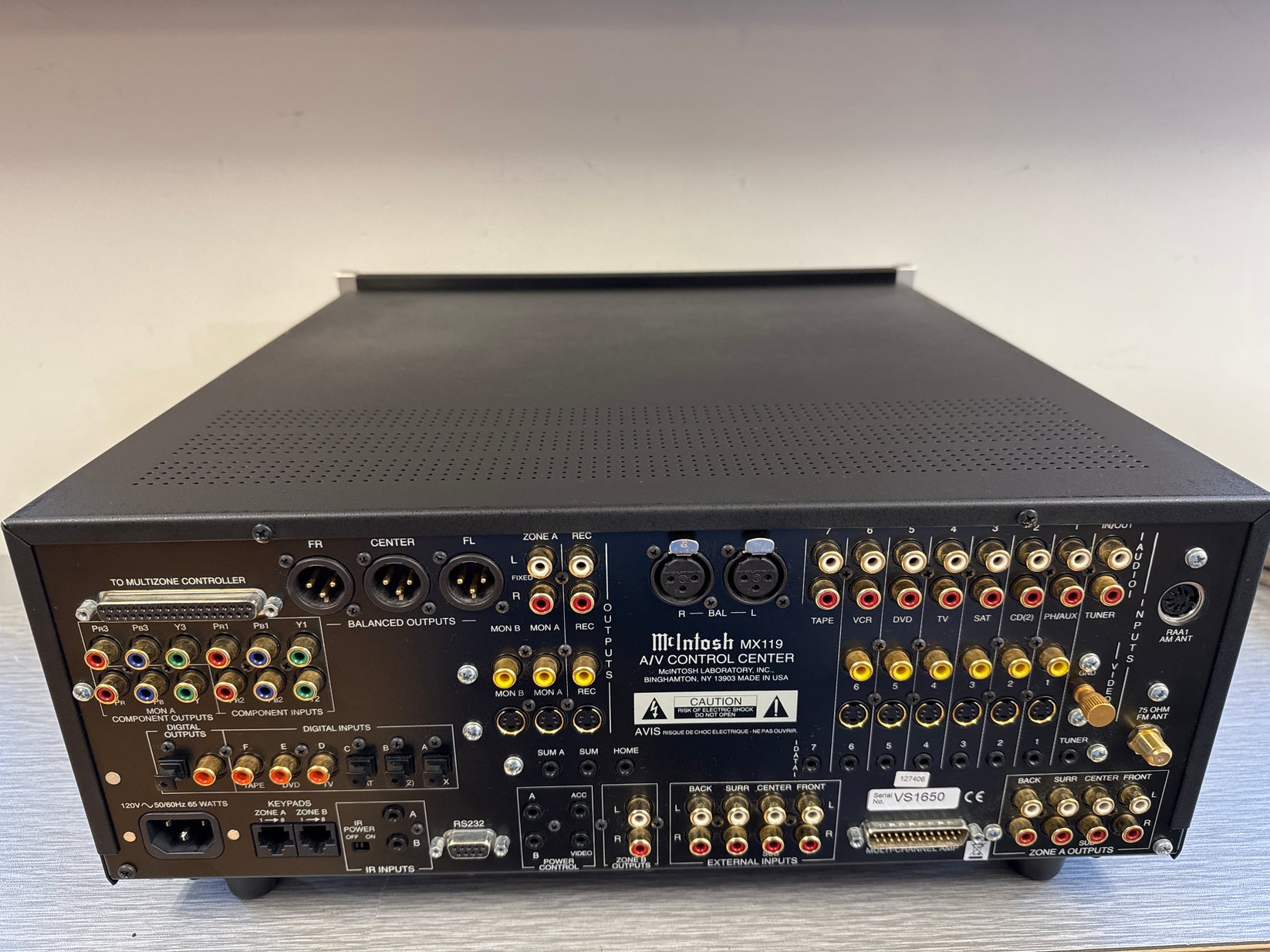 McIntosh MX-119 Stereo Preamplifier * Remote * Manual * Box * TM-1 Tun ...