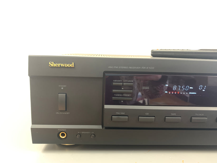 Sherwood RX-4103 Receiver * Remote – The Turntable Store