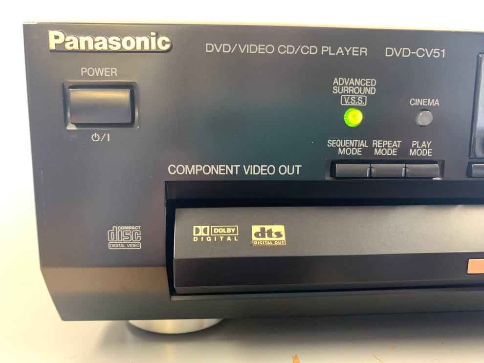 Panasonic DVD-C51 CD/DVD Carousel 5 Discs – The Turntable Store