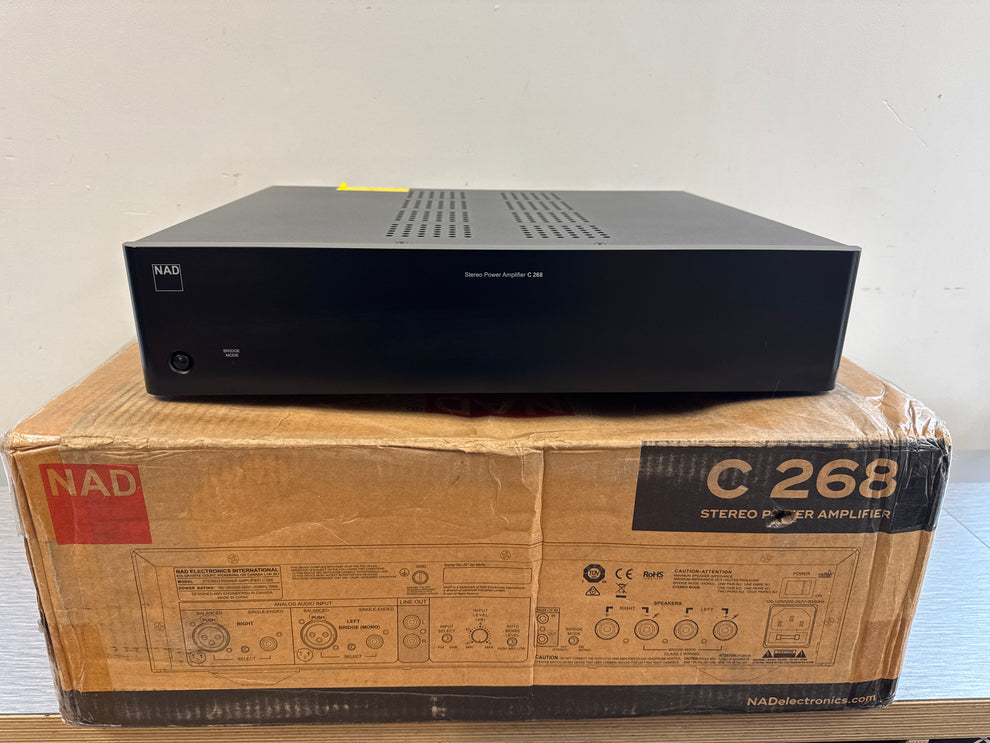 NAD C268 Stereo Power Amplifier * Box – The Turntable Store