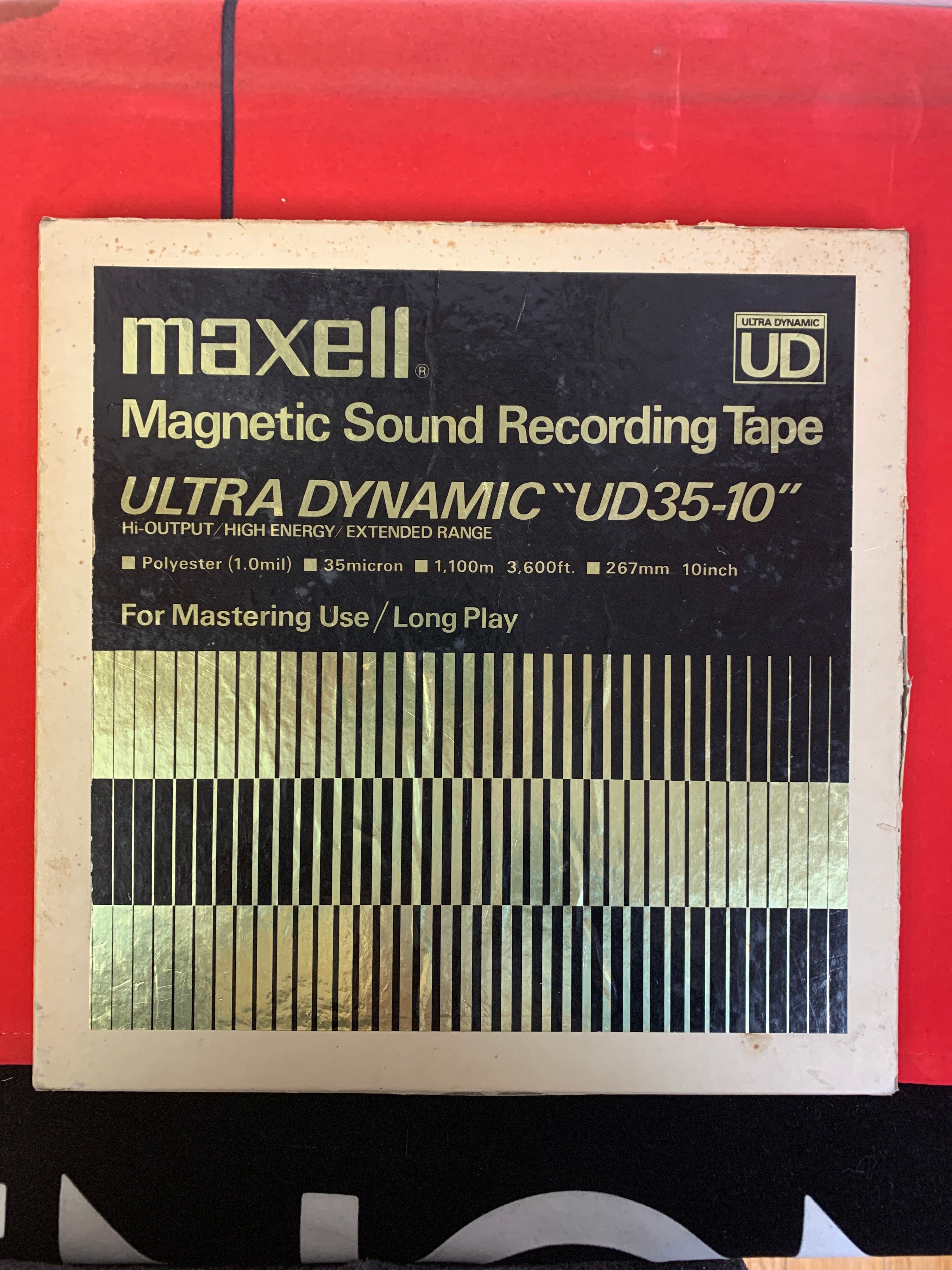 Maxwell UD35-10 Recording Tape 10.5 Metal Reel w/box – The Turntable Store