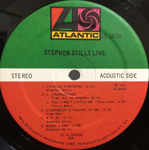 Buy Stephen Stills : Stephen Stills Live (LP, Album, GRT) Online for a ...