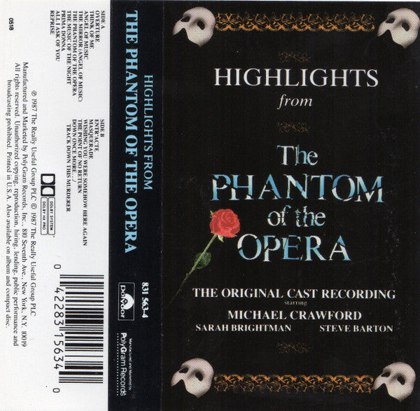 Buy The Original Cast* Starring Michael Crawford, Sarah Brightman ...