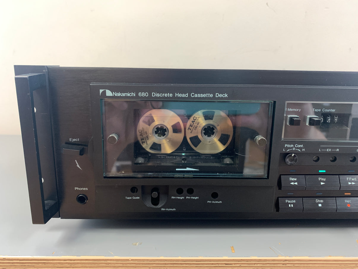 Nakamichi 680 Single Cassette Deck * Box – The Turntable Store
