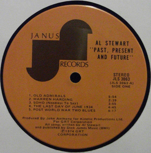 Buy Al Stewart : Past · Present And Future (LP, Album, Ter) Online for ...