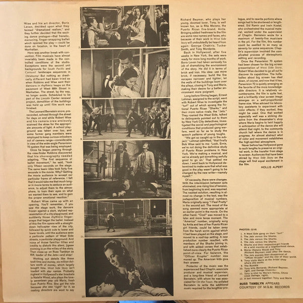 Buy Leonard Bernstein : West Side Story (The Original Sound Track Recording) (LP, Album, RE, San ...