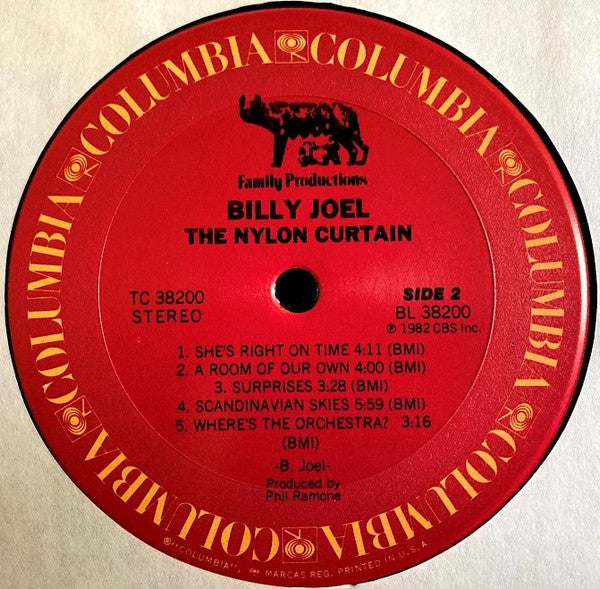 Buy Billy Joel : The Nylon Curtain (LP, Album, Pit) Online for a great price – The Turntable Store
