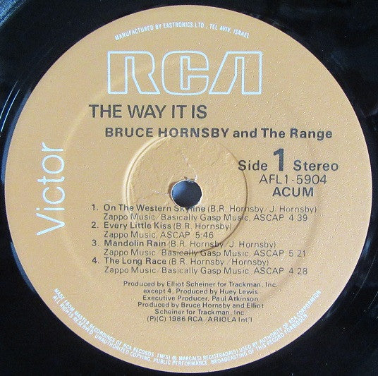 Buy Bruce Hornsby And The Range : The Way It Is (LP, Album, RE) Online for a great price – The ...