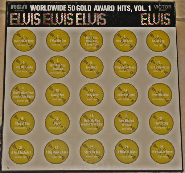 Buy Elvis Presley : Worldwide 50 Gold Award Hits, Vol. 1 (4xLP, Comp ...