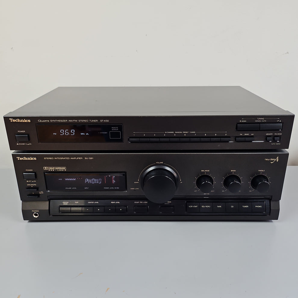 Technics SU-G91 Integrated Amplifier & ST-K50 Tuner – The Turntable Store