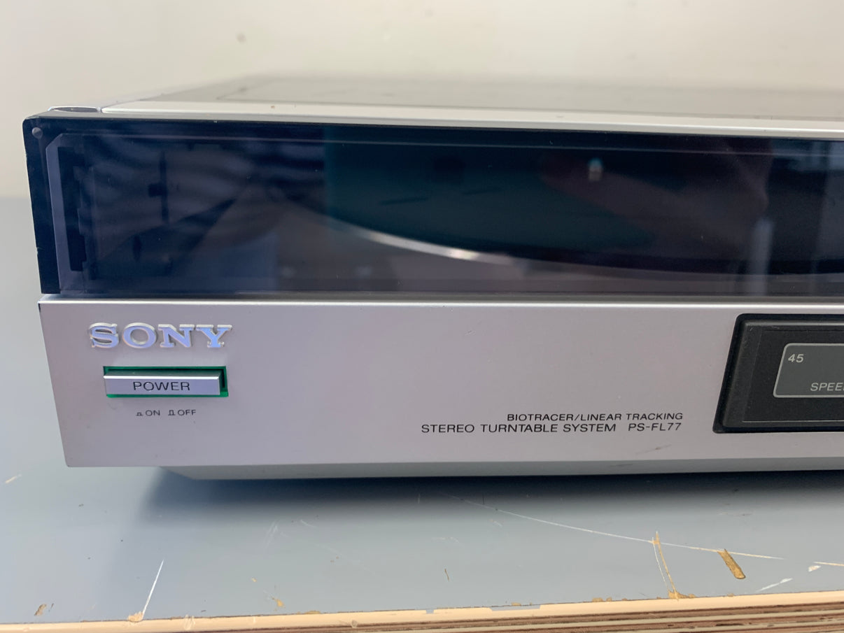 Sony PS-FL77 Auto Front Loading Turntable – The Turntable Store
