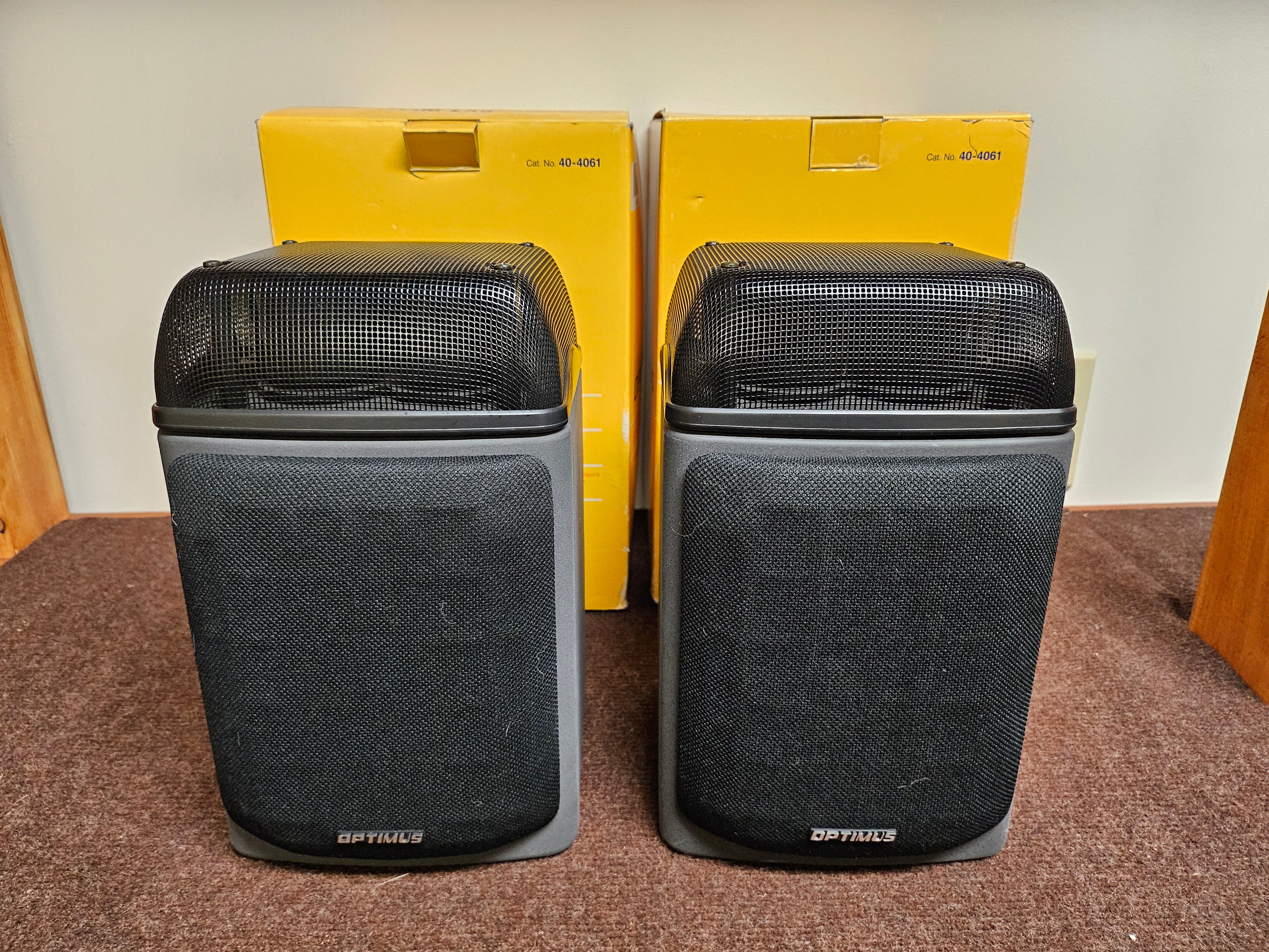 Optimus PRO-LX5 Bookshelf Speakers * Box – The Turntable Store