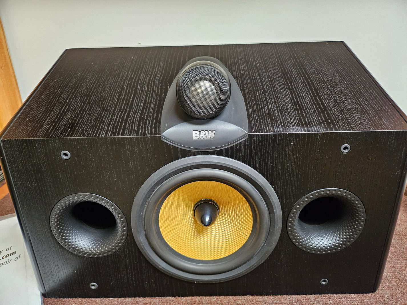 Bower & Wilkins ( B&W) CDM CNT Center Channel Speaker * Box – The Turntable Store
