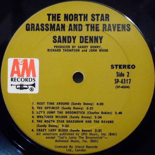 Buy Sandy Denny : The North Star Grassman And The Ravens (LP, Album ...