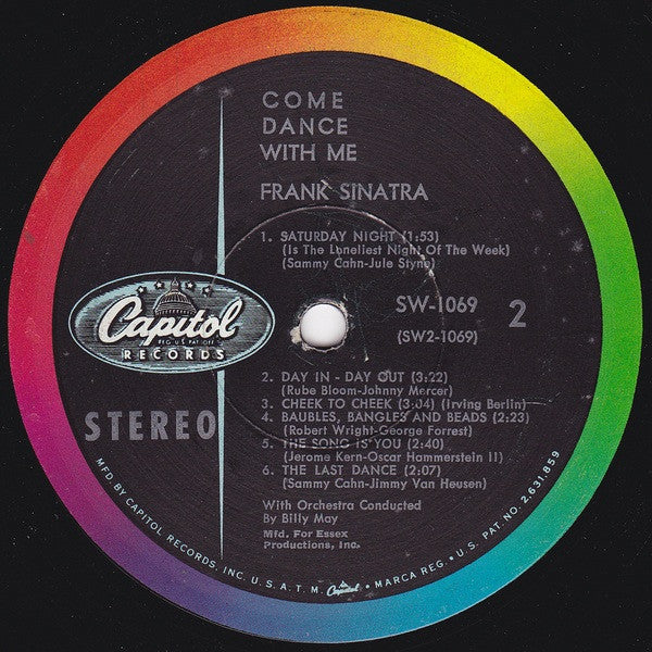 Buy Frank Sinatra With Billy May And His Orchestra : Come Dance With Me ...
