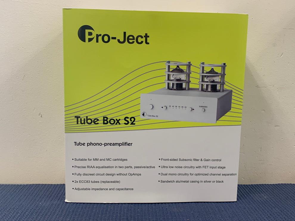 Pro-Ject Tube Box S2 Tube Phono Preamplifier NEW OPENED BOX – The ...
