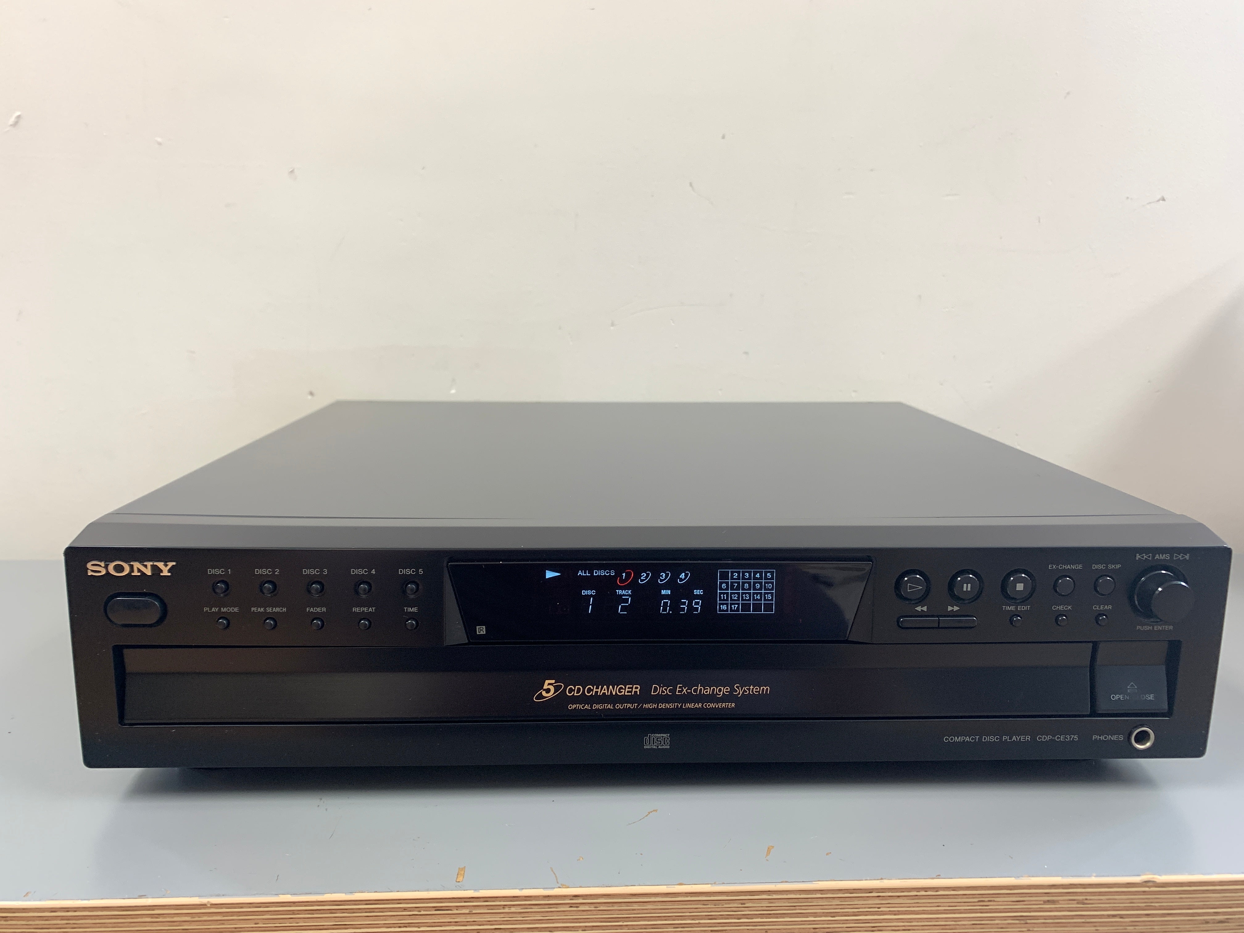 Sony CDP-CE375 Compact 5-Disc Carousal – The Turntable Store