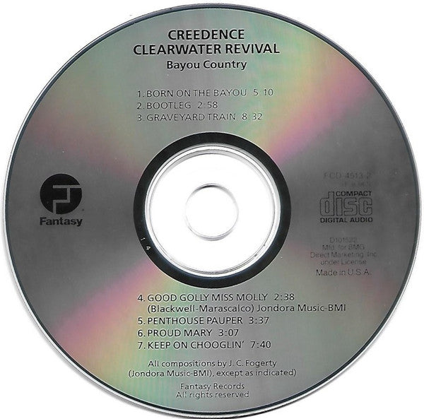 Buy Creedence Clearwater Revival : Bayou Country (CD, Album, Club, RE, RM) Online for a great ...