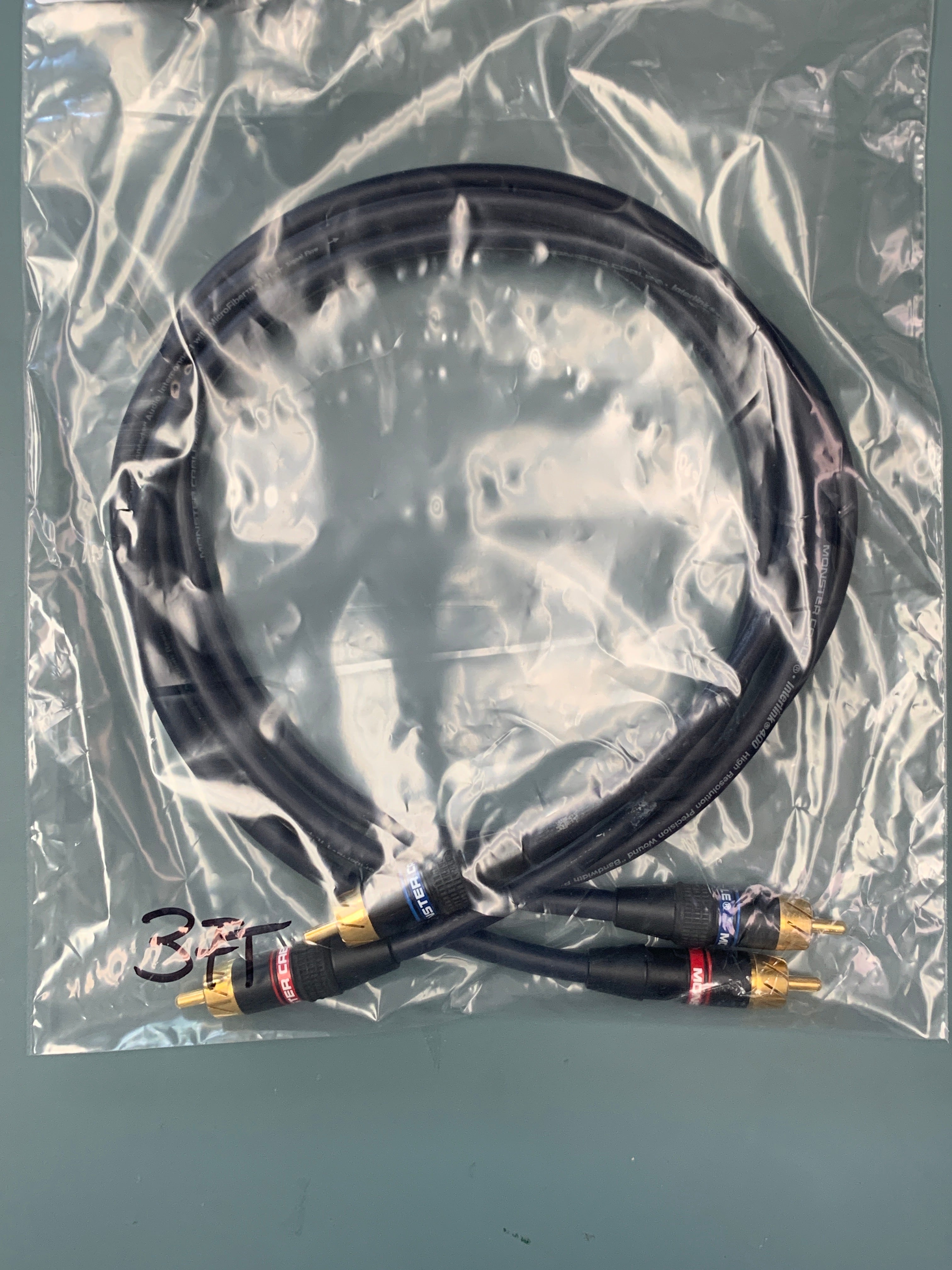 Monster Interlink 400 Audio Interconnection Cable (3FT) – The Turntable ...