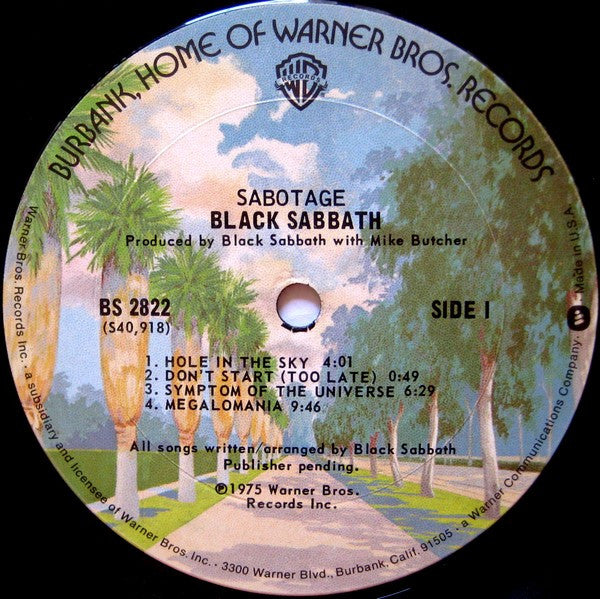 Buy Black Sabbath : Sabotage (LP, Album) Online for a great price – The ...