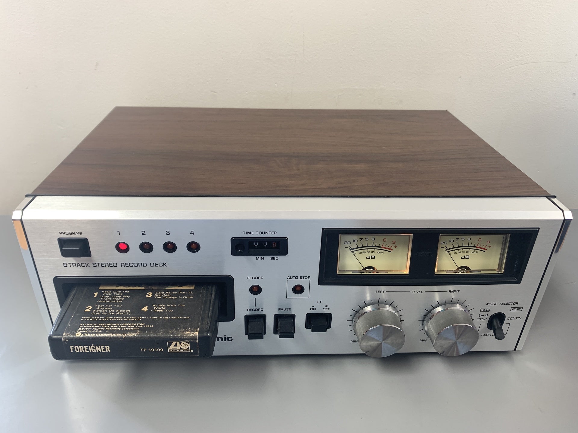 Panasonic RS-808 Eight Track Player Recorder – The Turntable Store