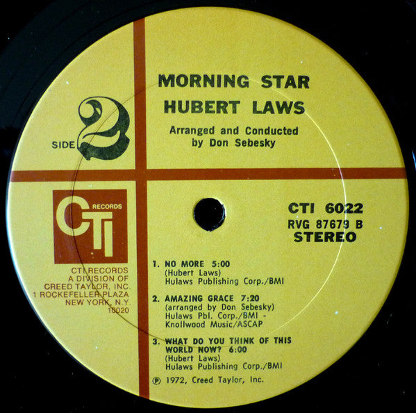 Buy Hubert Laws : Morning Star (LP, Album, Gat) Online for a great ...