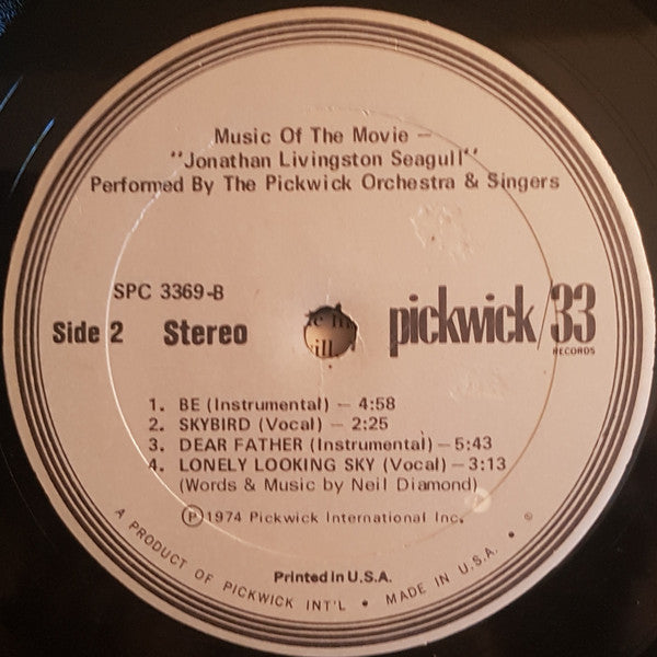 Buy Pickwick Orchestra & Singers : Music Of The Motion Picture Jonathan ...