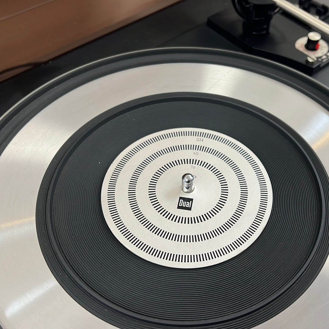 Dual 1218 Turntable with Dual Plinth & CH21 Sliding Dust Cover * Shure ...