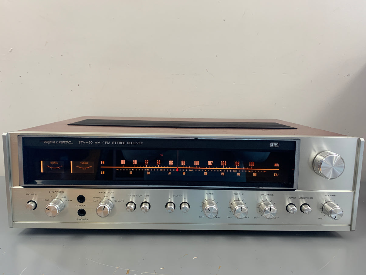 Realistic STA-90 Stereo Receiver * 45W * 1978 – The Turntable Store