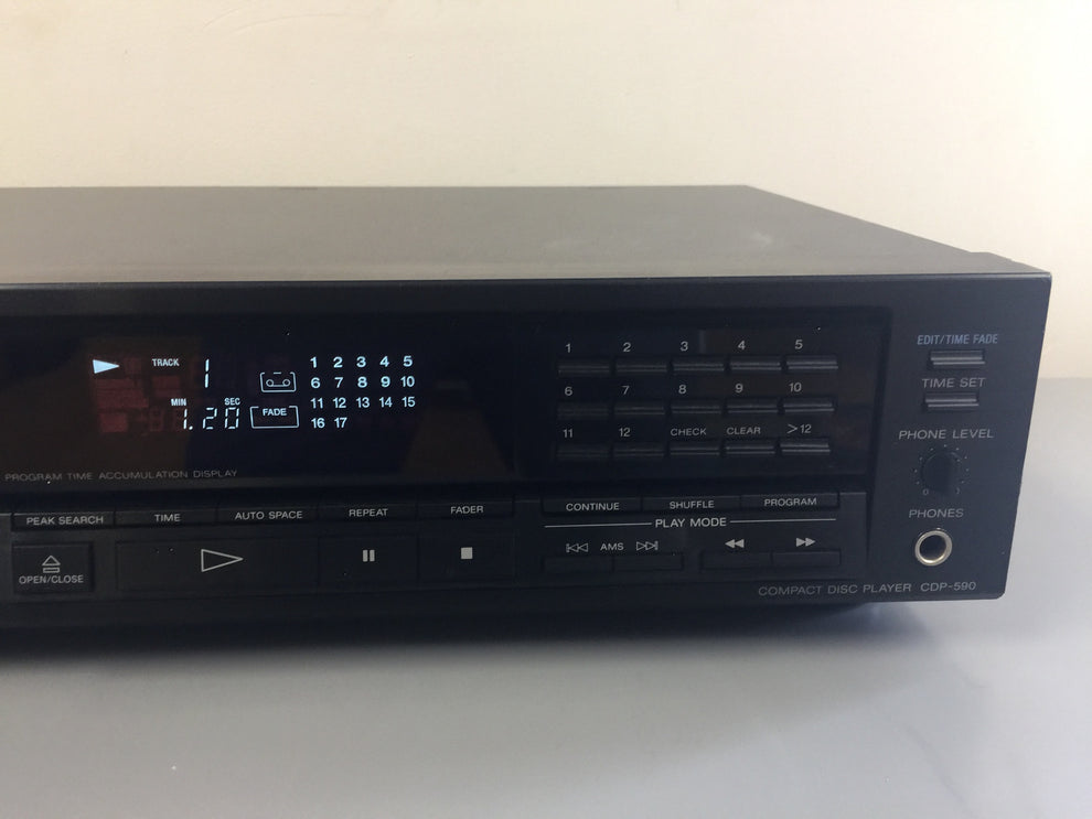 Sony CDP 590 Single CD Player – The Turntable Store