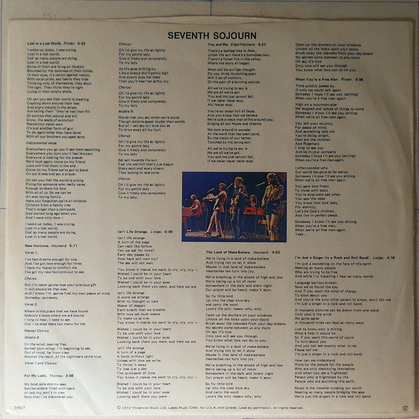Buy The Moody Blues : Seventh Sojourn (LP, Album, PH ) Online for a ...