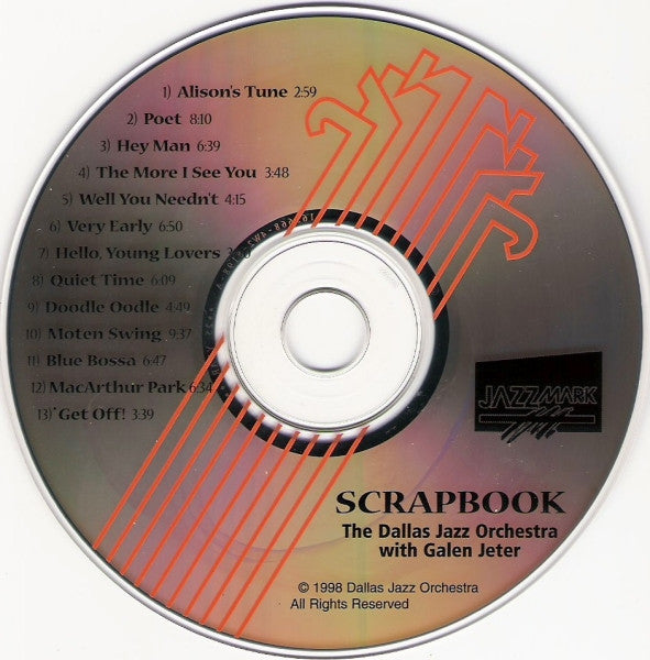 Buy Dallas Jazz Orchestra With Galen Jeter : Scrapbook (CD, Comp ...