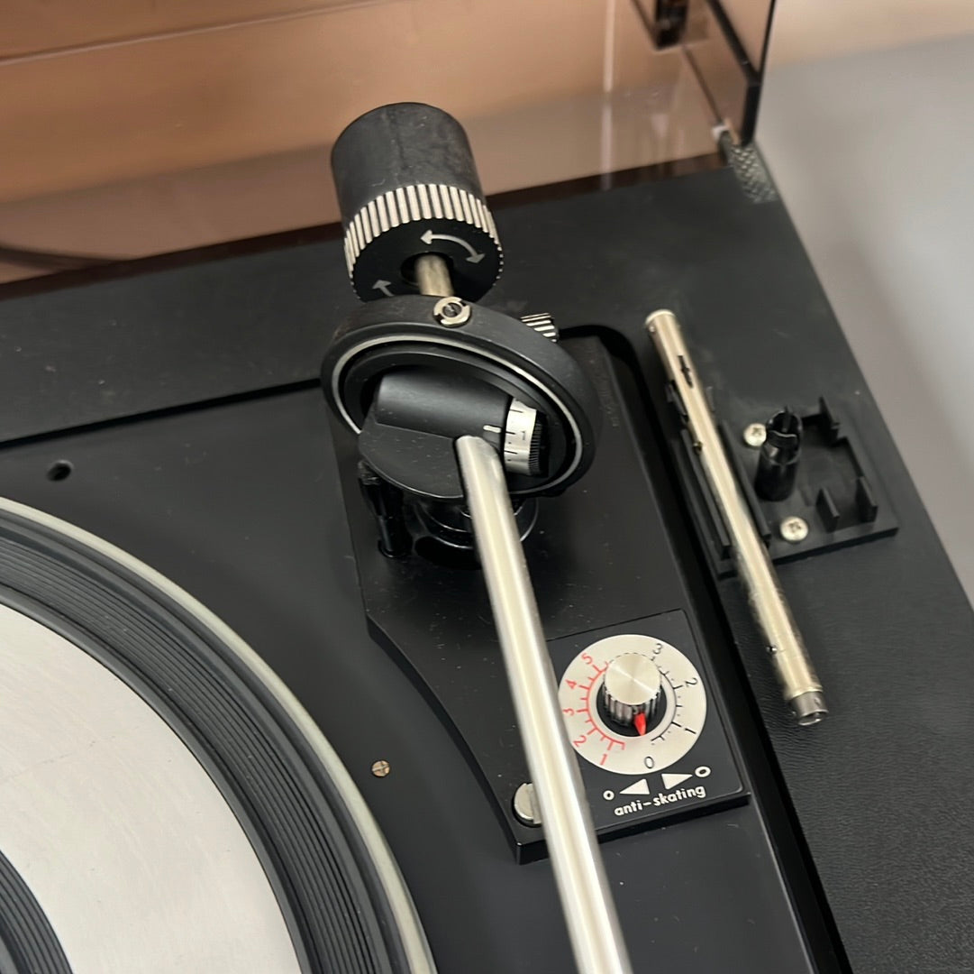 Dual 1218 Turntable with Dual Plinth & CH21 Sliding Dust Cover * Shure ...