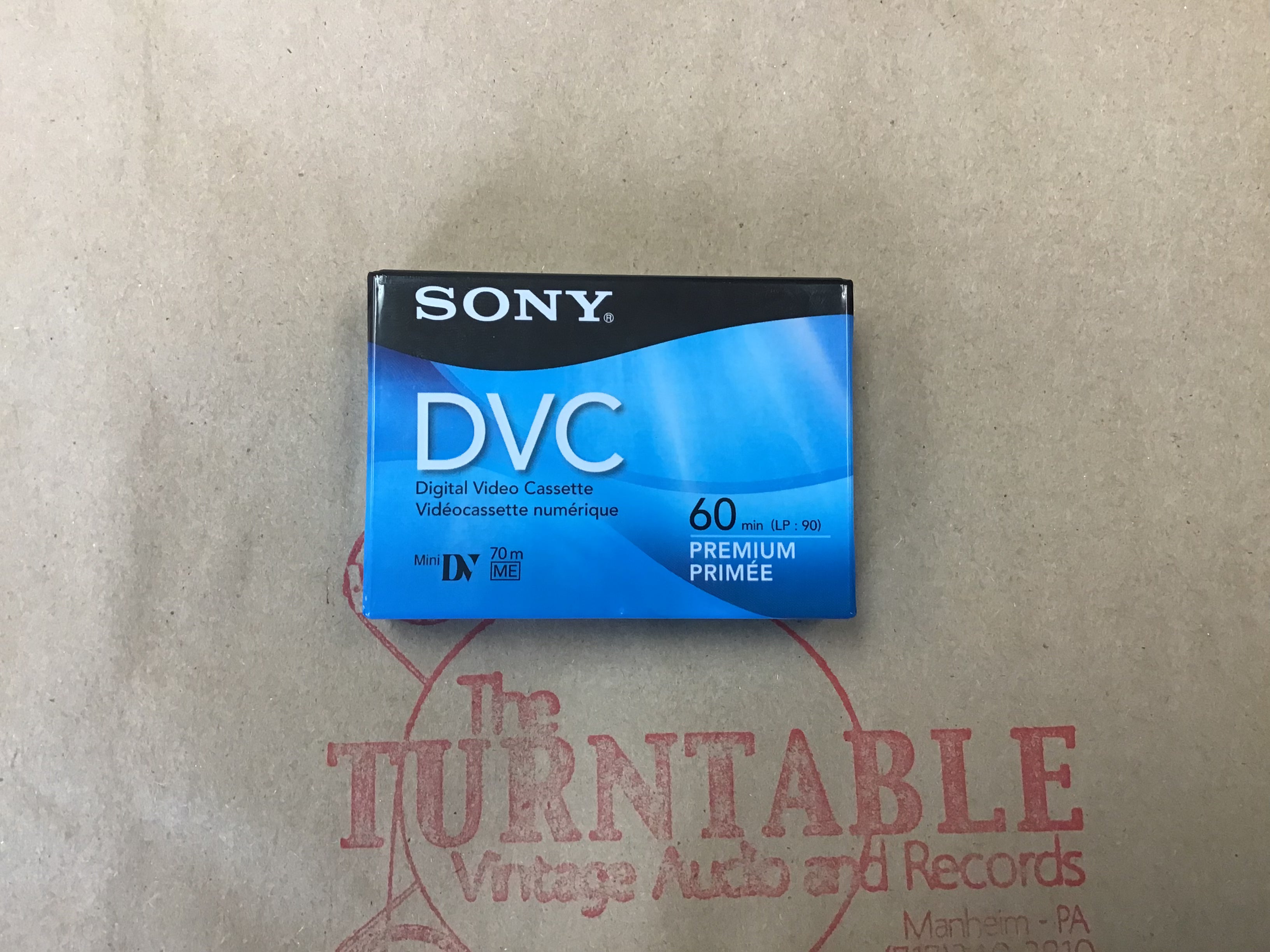 Sony DVM60PRR Premium LP 90 DVC 60 min SEALED – The Turntable Store