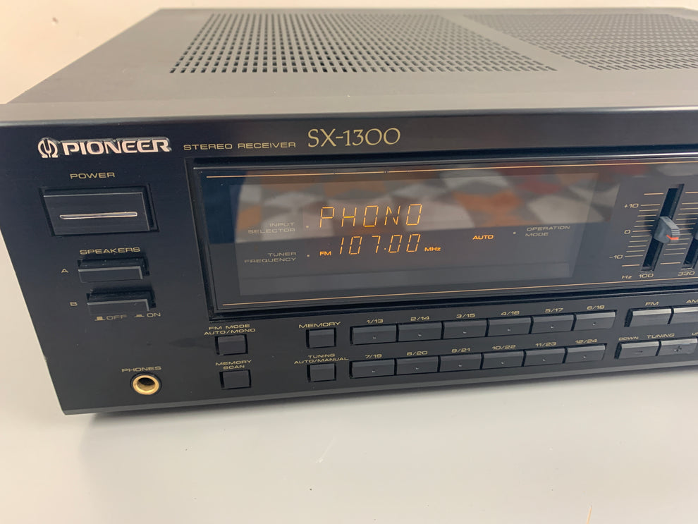 Pioneer SX-1300 Stereo Seceiver * 1988 * 40W – The Turntable Store