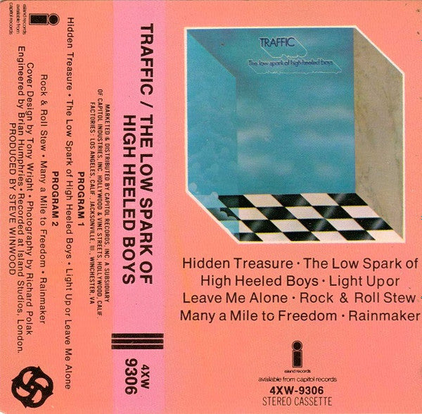 Buy Traffic : The Low Spark Of High Heeled Boys (Cass, Album) Online ...