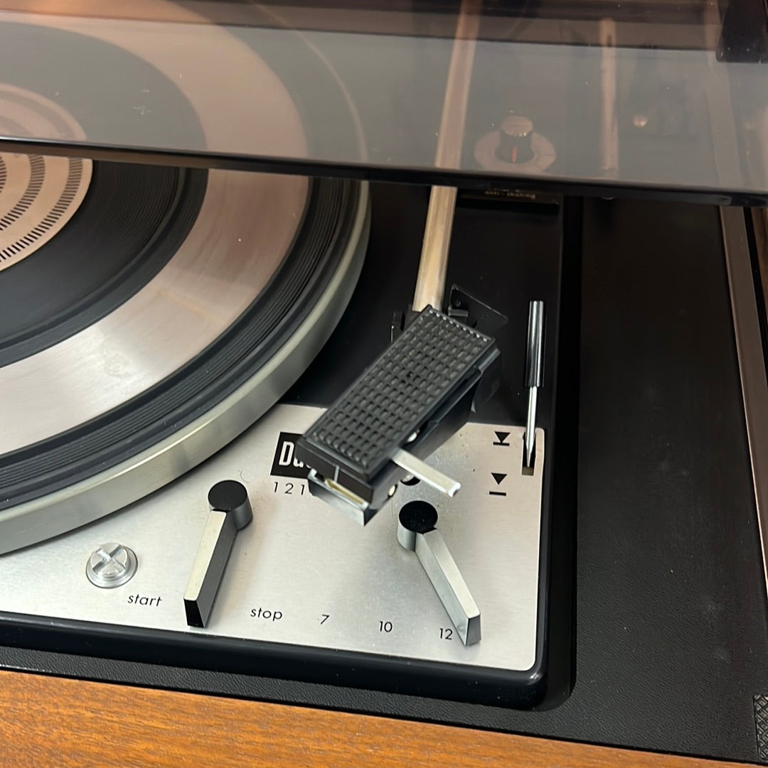 Dual 1218 Turntable with Dual Plinth & CH21 Sliding Dust Cover * Shure ...