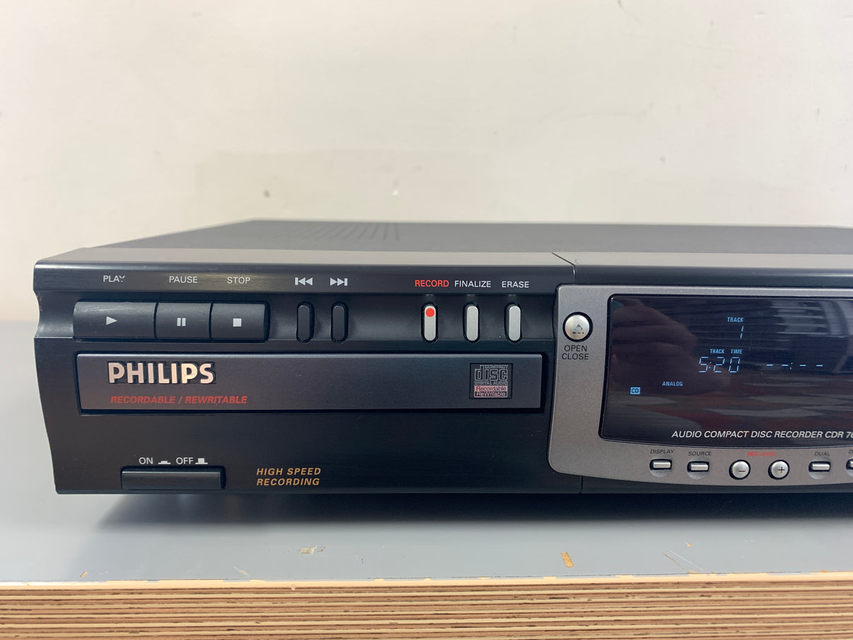 Philips CDR 765 CD Player/Recorder – The Turntable Store