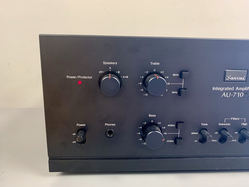 Sansui AU-710 ( AU717 ) Integrated Amplifier * 85W RMS * 1977 – The Turntable Store