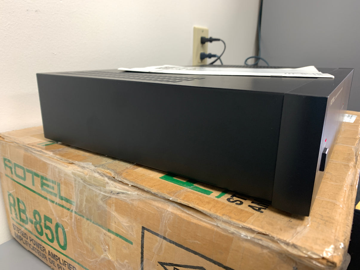Rotel RB-850 Power Amplifier * 50W RMS Mono Bridgeable * Box * Manual ...