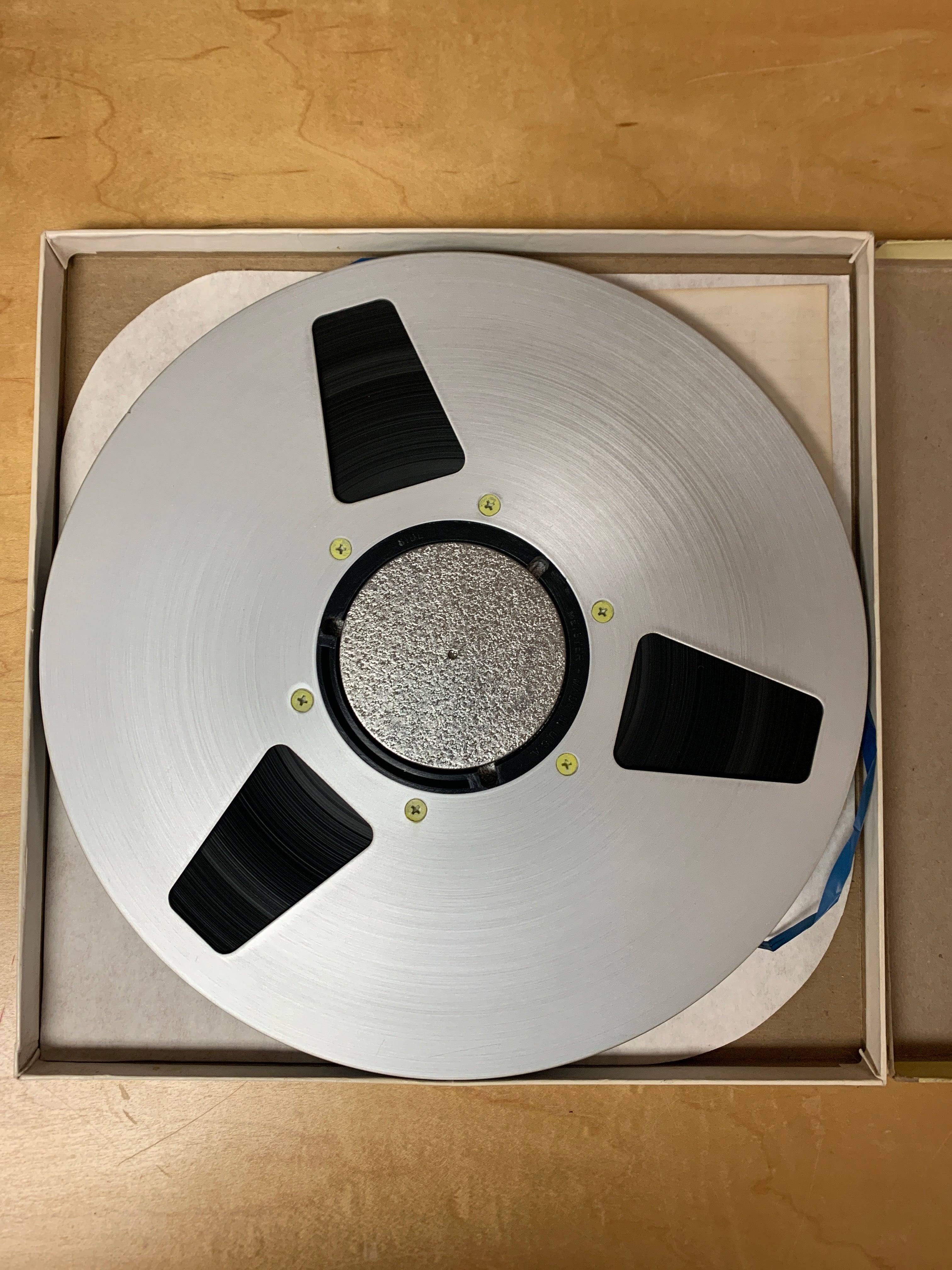 Meister Recording Tape 10.5 Metal Reel w/ Generic Reel Box – The ...