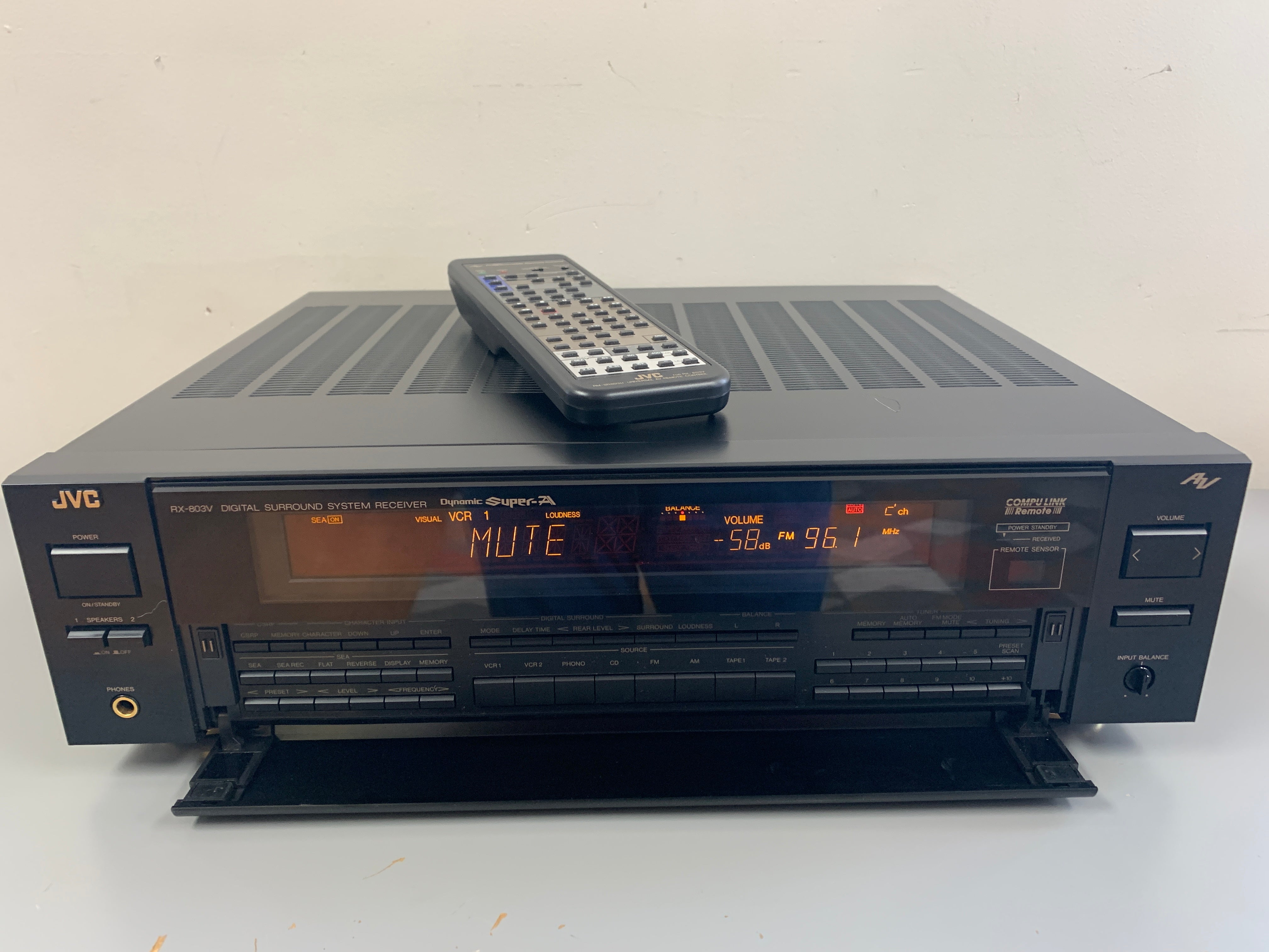 JVC RX 803V Stereo Receiver * Remote – The Turntable Store