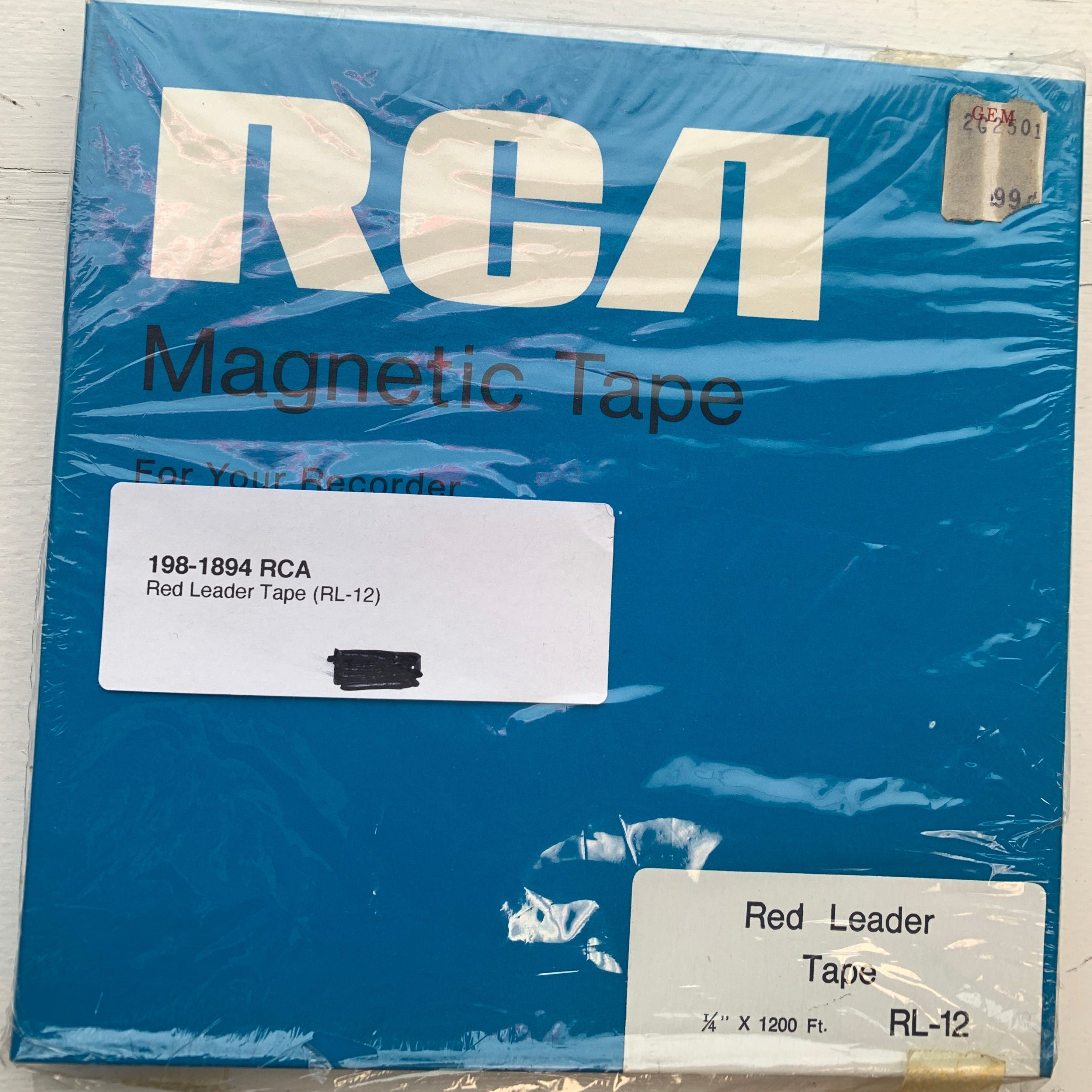 RCA Red Leader 7 Inch Reel Tape UNUSED – The Turntable Store