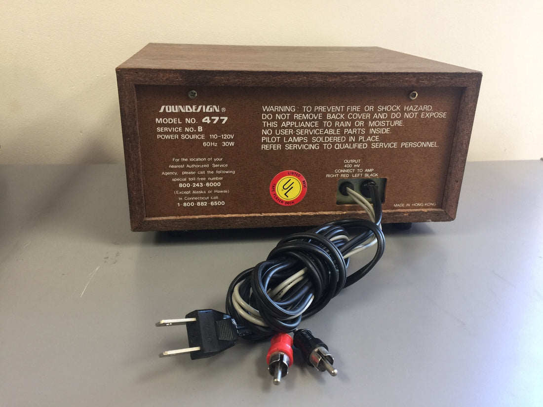 Soundesign 477 - 8 Track Player – The Turntable Store