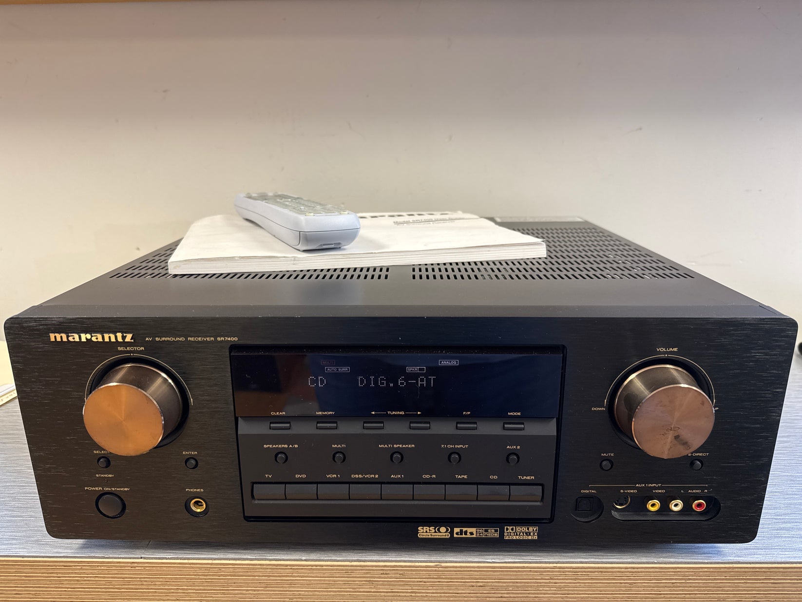 Marantz SR-7400 Stereo receiver * Remote – The Turntable Store
