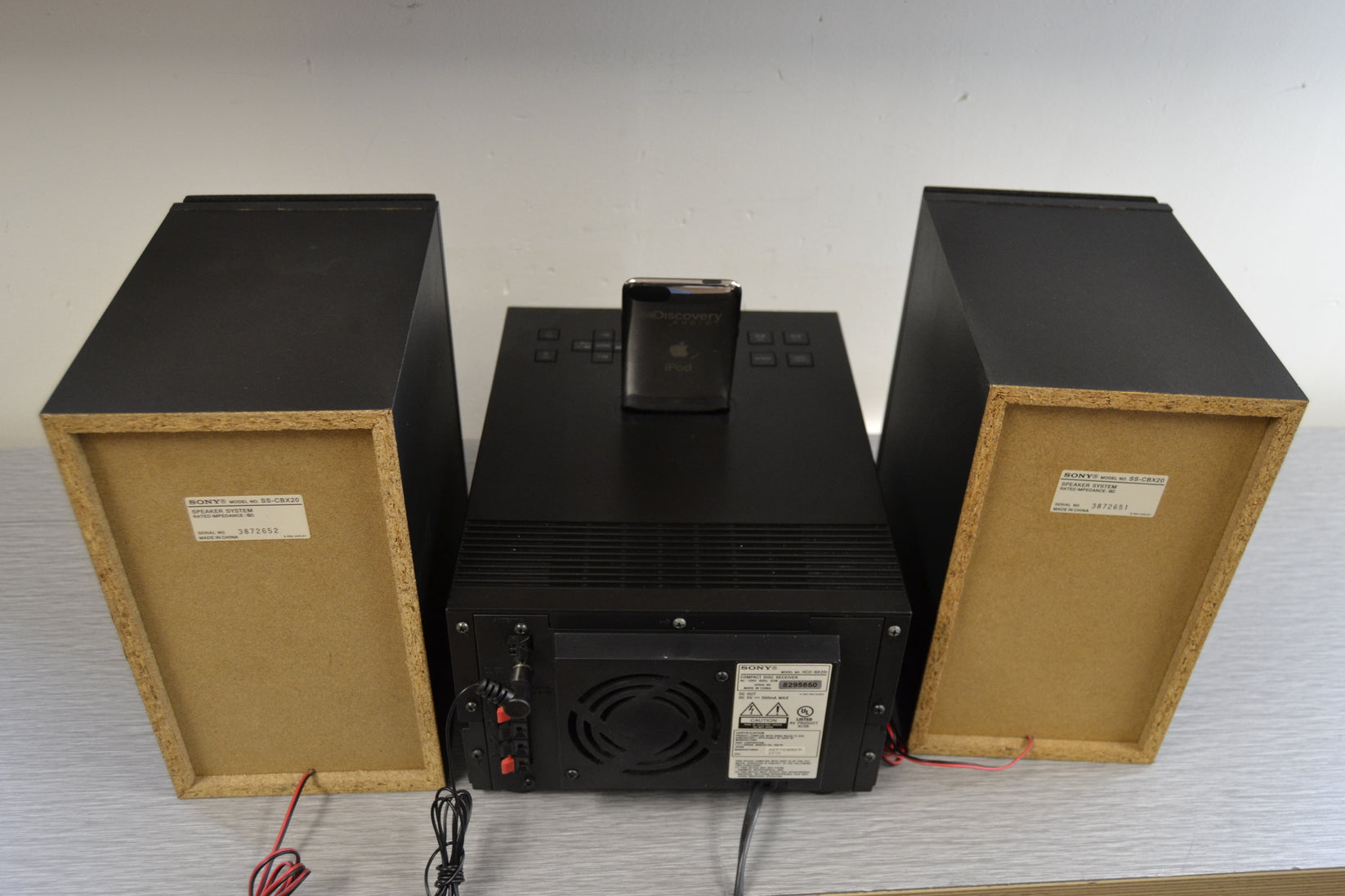 Sony HCD-BX20i Mini Hi-Fi System with Apple iPod 8Gb – The Turntable Store