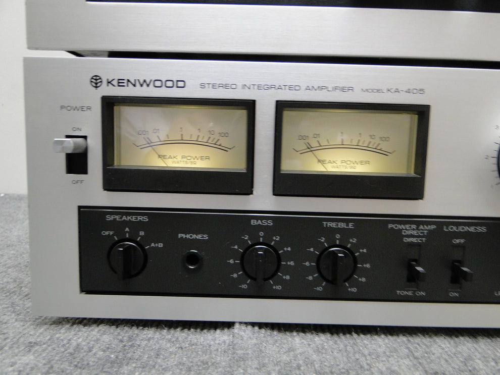 Kenwood KA-405 Integrated Amp & KT-413 Tuner – The Turntable Store